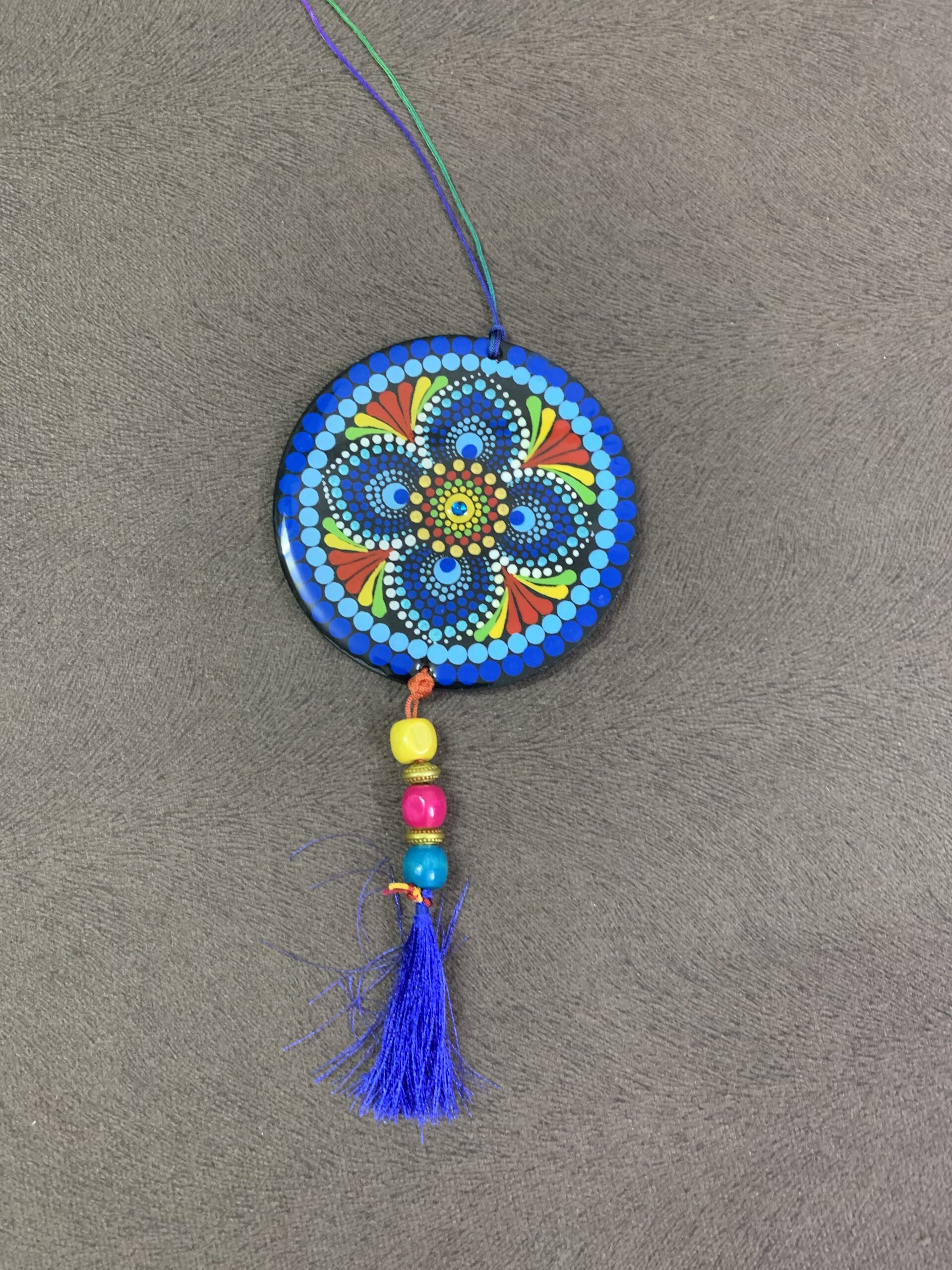 Radha Krishna Car Dangler - urviscreations.com